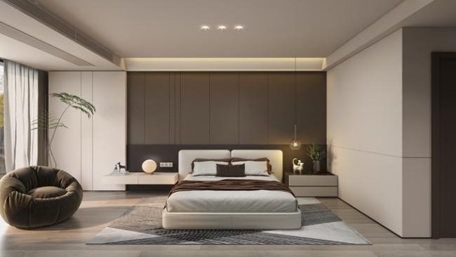 Decorative paper applied to furniture surface