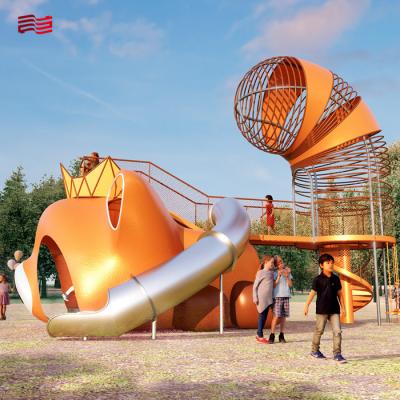 Cina In acciaio inossidabile Red Panda stile attrezzature di divertimento all' aperto per il parco piazza divertimento tempo in vendita
