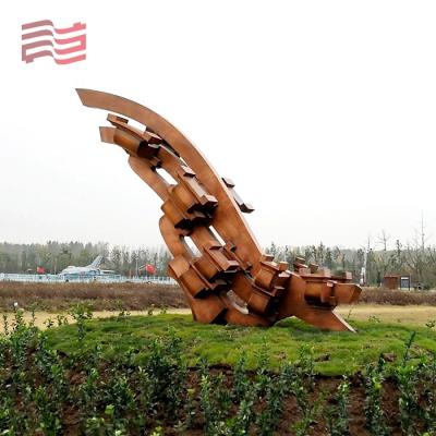 Cina Caratteristica regionale in stile europeo Parco di sculture metalliche su larga scala Progettazione professionale in vendita