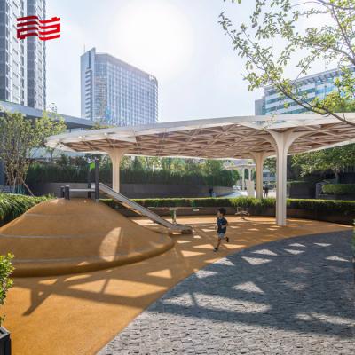 China Pavilhão de arte escultural de aço inoxidável com exterior personalizado e técnica de soldagem à venda