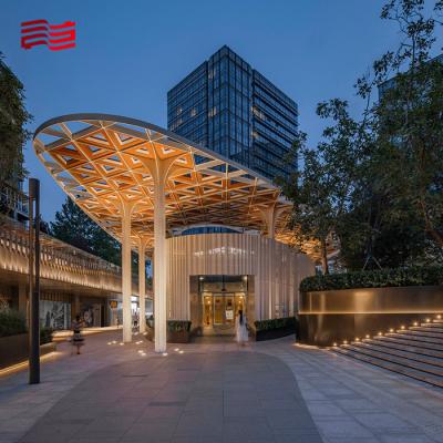China Pavilhão de arte escultural de aço inoxidável com exterior personalizado e técnica de soldagem à venda