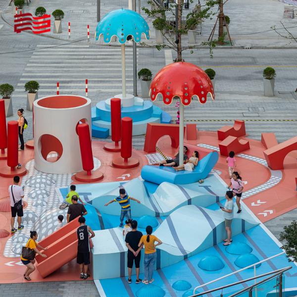 Quality Customized Die Cutting Printing Children's Playground Equipment for Animal Theme for sale