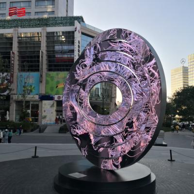 Cina Metodo di stampa su misura Arte pubblica Sculpture quadrate per decorazioni esterne e paesaggi in vendita