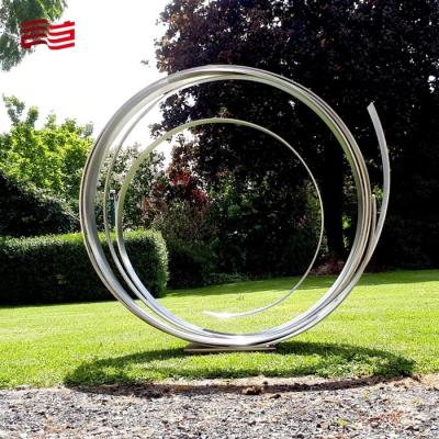 Cina Scultura astratta contemporanea in acciaio inossidabile per grandi spazi urbani in vendita