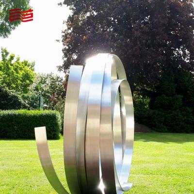 Cina Scultura astratta contemporanea in acciaio inossidabile per grandi spazi urbani in vendita
