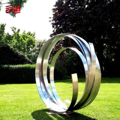 Cina Scultura astratta contemporanea in acciaio inossidabile per grandi spazi urbani in vendita