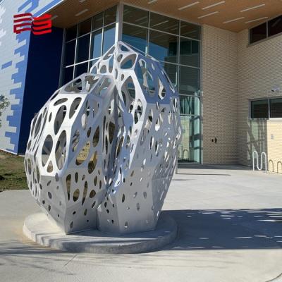 Cina Moderne sculture in acciaio inossidabile che decorano i paesaggi esterni in vendita