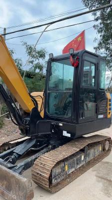 China Excavadora SANY60 de segunda mano con bajo precio y excelente calidad Capacidad del cubo 0.1~0.28m3 Peso de la máquina 6000kg en venta