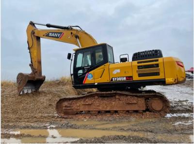中国 低価格で優れた品質の二手掘削機 SANY305 バケツ容量1.8m3 マシン重量31500kg 販売のため