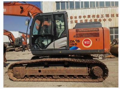 China HITACHI ZX195 Excavadora de rastreador usada 18900kg Operação estável Com 0.91m3 balde à venda
