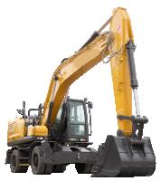 Quality XE210WGA the latest generation of G series wheel hydraulic excavator for sale