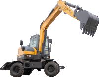 Quality The XE60WGA wheeled hydraulic excavator adopts a customized Yanmar for sale
