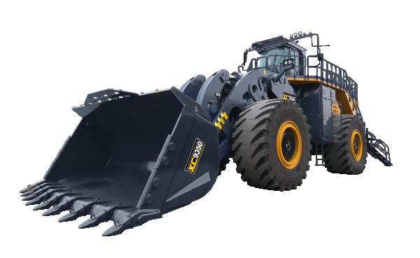 Quality XC9350 the self-innovated four-wheel independent electrical-drive loader with for sale