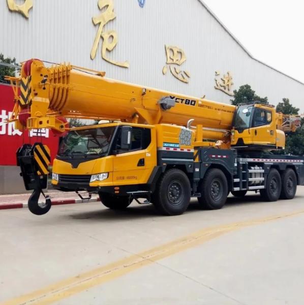 Quality XCT80 Truck crane widely used for the lifting operations in general engineering for sale