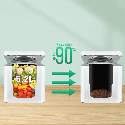China 5.2 Liters Electric Kitchen Compost Machine Countertop Compost Grinder With LCD Display for sale
