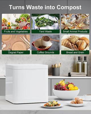 China Kitchen Electric Compost Maker Odor Free CE  FCC CB With Induction Motor for sale