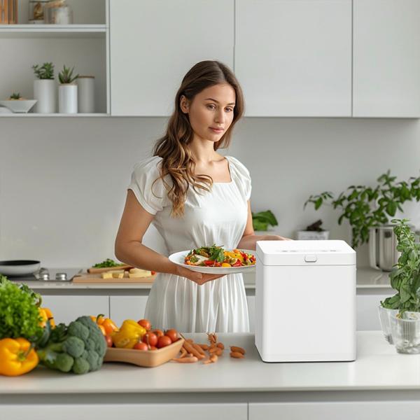 Quality Quiet 2.5 Liters Kitchen Waste Composter Indoor Electric Composter for sale