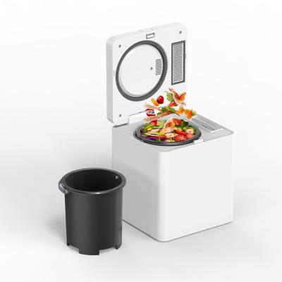 China White Smart Kitchen Composter 110V Automatic With MultiGrind Technology for sale