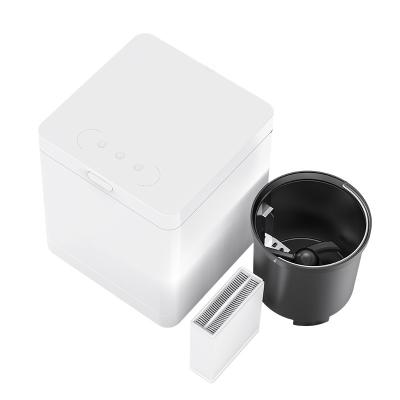 China OEM 2.5L Smart Waste Kitchen Composter Turning Food Waste to Compost Electric Compost Bin Factory Whole Customized White for sale