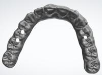China Digital Aluminum Bar with Temporary Teeth for Dental Study Models for sale