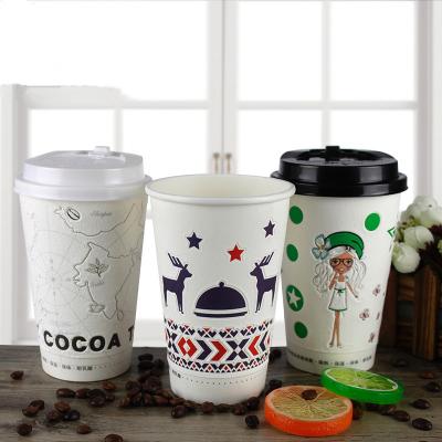 China Disposable cup 3D stereo laugh paper cup signature thickening custom for sale