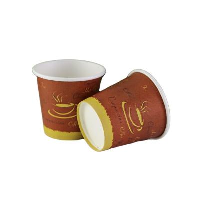 China 4oz 100ml low price espresso coffee paper cups from China factory for sale