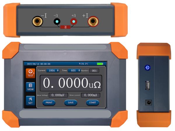 Quality High Accuracy 100A/200A Contact Resistance Tester for Circuit Breakers for sale