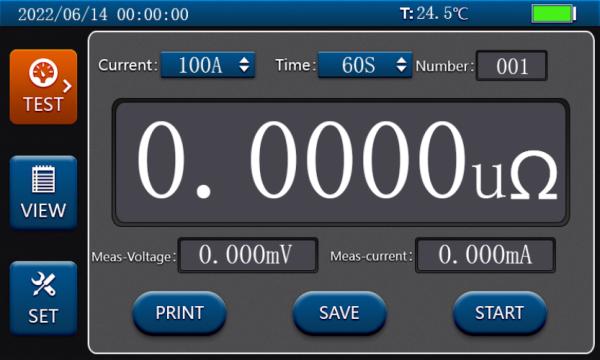 Quality High Accuracy 100A/200A Contact Resistance Tester for Circuit Breakers for sale