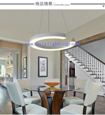 China Single C Pendant  Lightings  And Handelier  Can Make Many Color 24W for sale