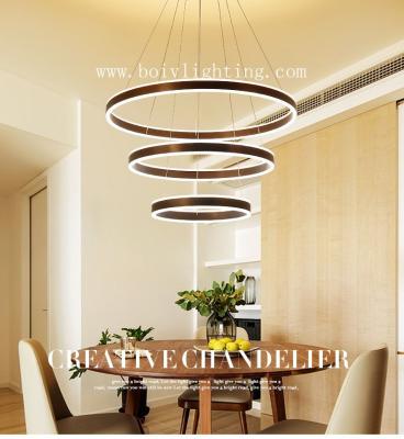 China Many  Round Simple Hanging Lamp Fof Pendant Llightings  White Or  Wood Color for sale