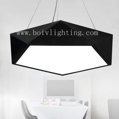 China Pendant  Lightings And Chandelier Wite Iron Acrylic Modern Simple 34W LED Light for sale