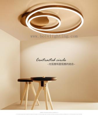 China Acrylic And Aliminum LED Ceiling Lamps Coffee Color 98W 755*700*163MM for sale