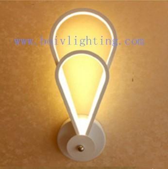 China 23W Modern Acrylic   LED Wall Lamps High  Quality  Water  Drople  Bedside for sale