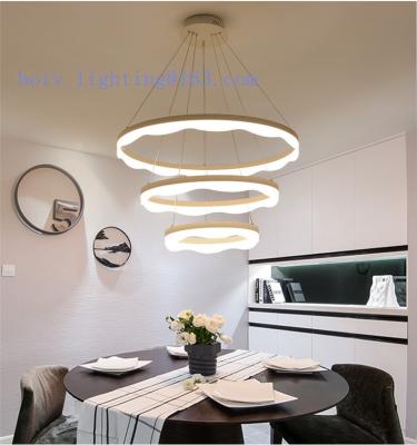 China LED Pendant  Lightings Flower Shape Round Acrylic Aluminium 110w for sale