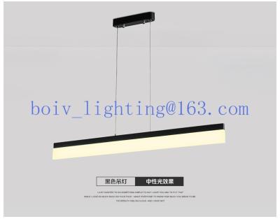China LED Hanging Lamp Dining  Room Acrylic  Constant  Current  Design 30w Black for sale
