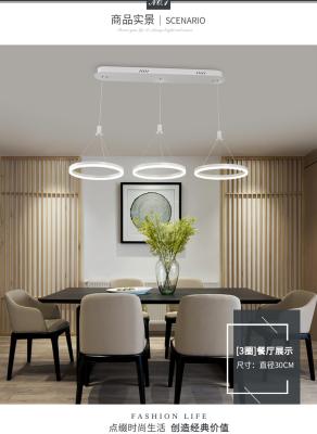 China LED Pendant  Lightings Flower Shape Round Acrylic Aluminium 60w Black for sale