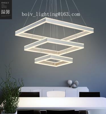 China Square Simple  Hanging  Lamp Pendant  Lightings  And Chadelier for sale