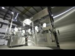 Ampoule washing sterilizing filling sealing production line