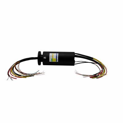 China 24 Wires Through Bore Slip Ring, Multi Circuits Contact And Low Friction for sale