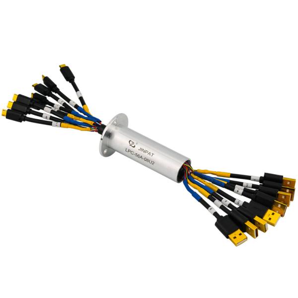 8 Circuiti USB Slip Ring Disegno di anello di scivolo libero