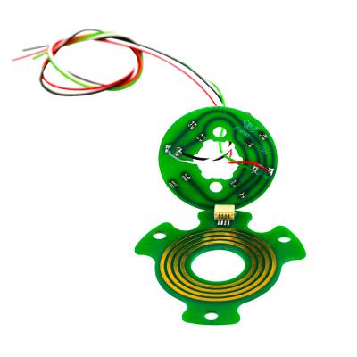 China 4 Circuits Afzonderlijke platte slip ring met contact met edelmetaal for sale