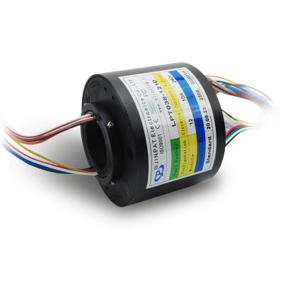 China 38.1mm Through Hole Slip Ring 12 Circuits 10A 300RPM for sale