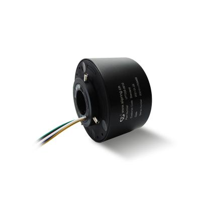 China 6 Circuit Through Hole Slip Ring 25.4mm 10A 380VAC for sale