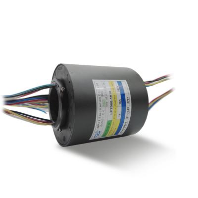 China Through Hole Slip Ring 18 Circuit 15A 50mm Via Diameter for sale