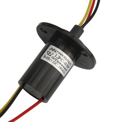 China 3 Circuit 10A Capsule Slip Ring for Electrical Test Equipment for sale