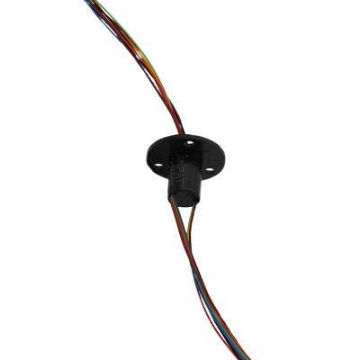 China Miniature 8 Circuit Slip Ring Gold Contact 0-300rpm IP40 for sale