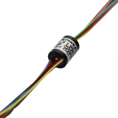 China 8 Circuit Capsule Slip Ring 1A 240VAC/DC Precious Metal for sale