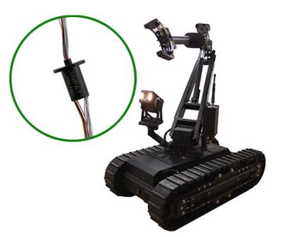 China Mechanical Slip Ring 250 Rpm 18 Circuits JINPAT Micro cap slip ring for sale