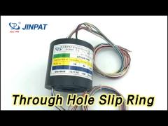 Electrical Through Hole Slip Ring 5A 240V 300rpm 18 Circuit Rotary