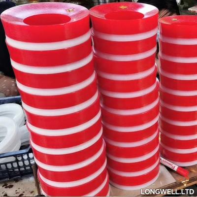 Quality Red PU Rubber Piston Mud Pump Components AH000004050200 Medium Pressure for sale